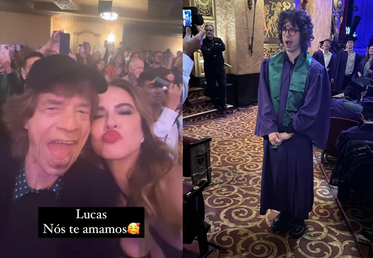 Relembre como Luciana Gimenez conheceu Mick Jagger, pai de Lucas Jagger